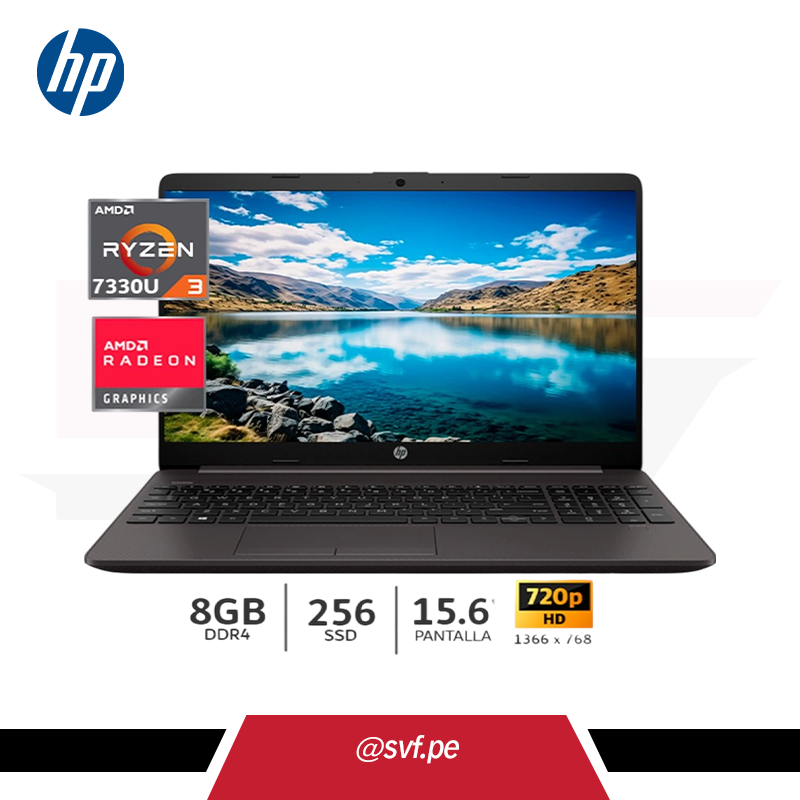 Laptop HP 255 G10 AMD RYZEN 3 7320U 8GB RAM 15.6" HD - SVF - Tecnología ...